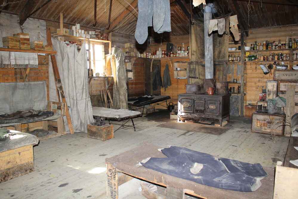 2019-20 Shackleton's 'Nimrod' Hut inspection, interior (007 ...