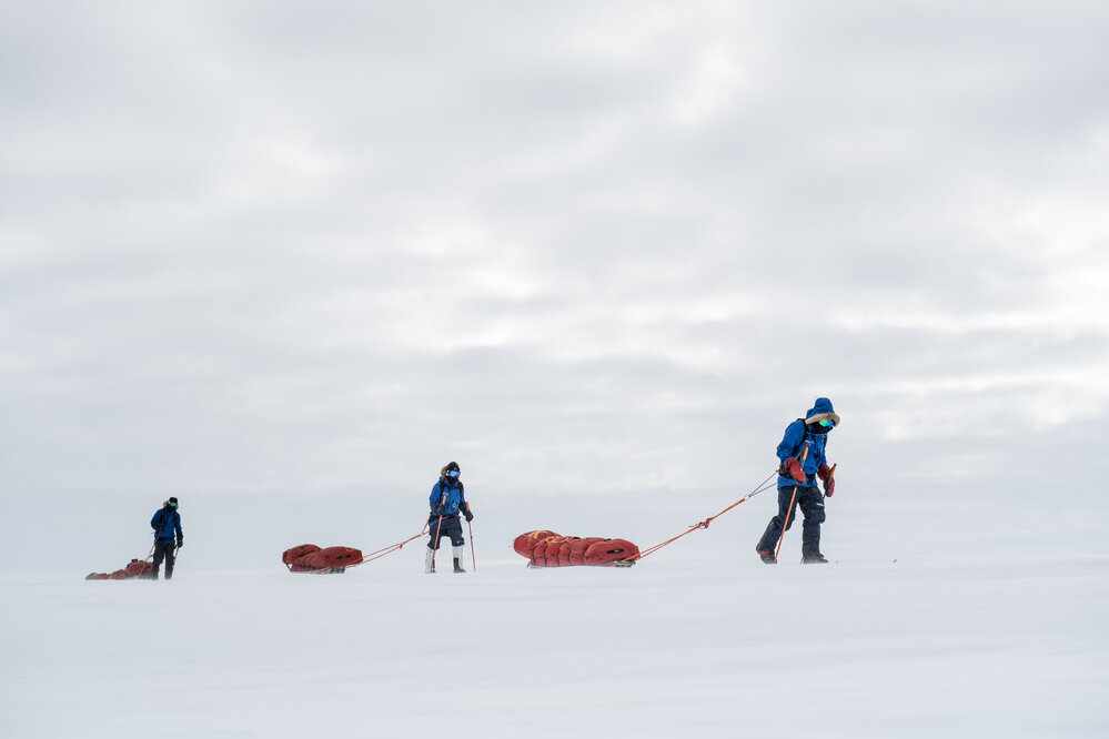 Inspiring Explorers Expedition™ team on the South Pole Expedition ...